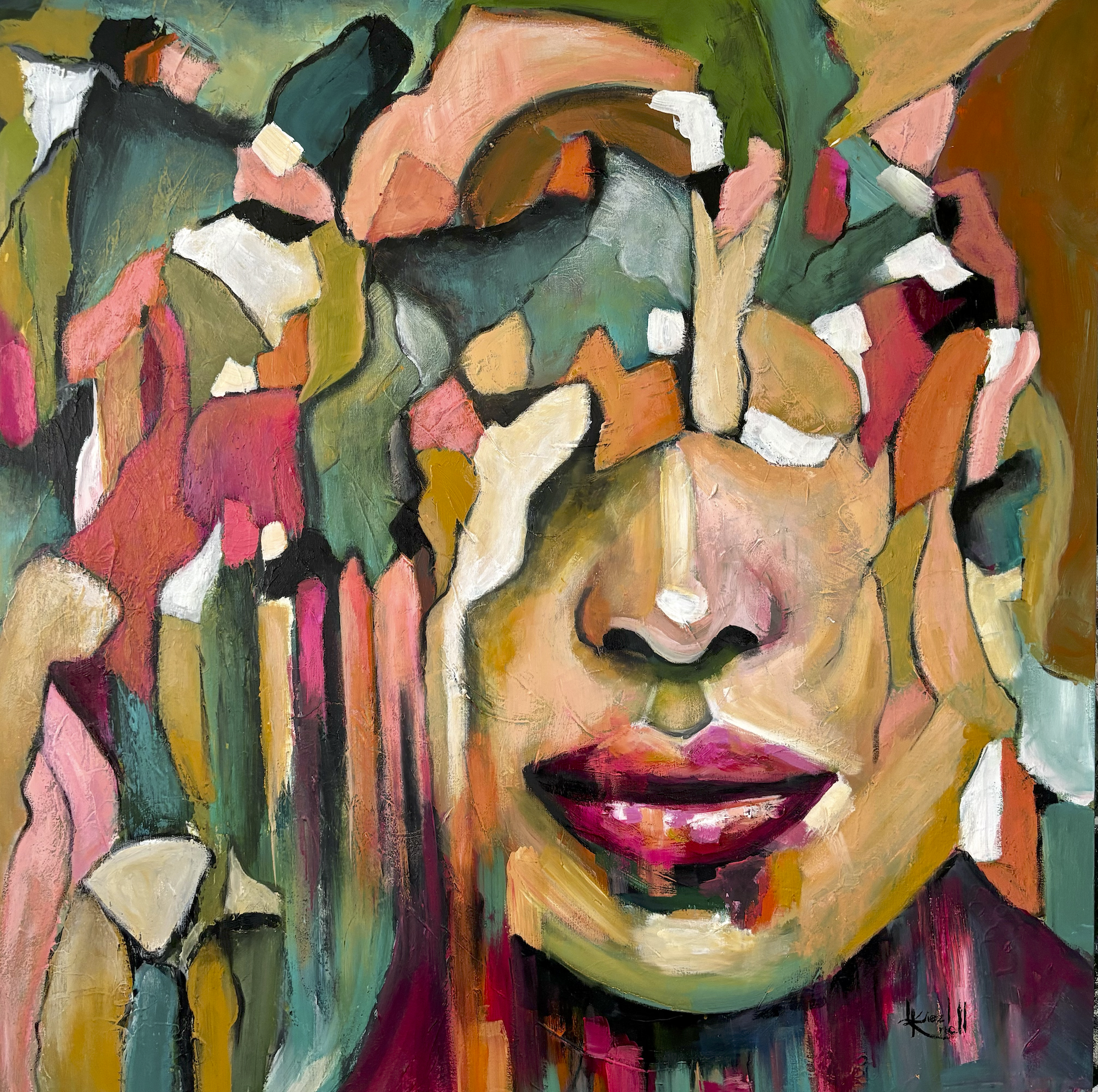 Beauty Fragmented Canvas Print – Ruthanne Collection