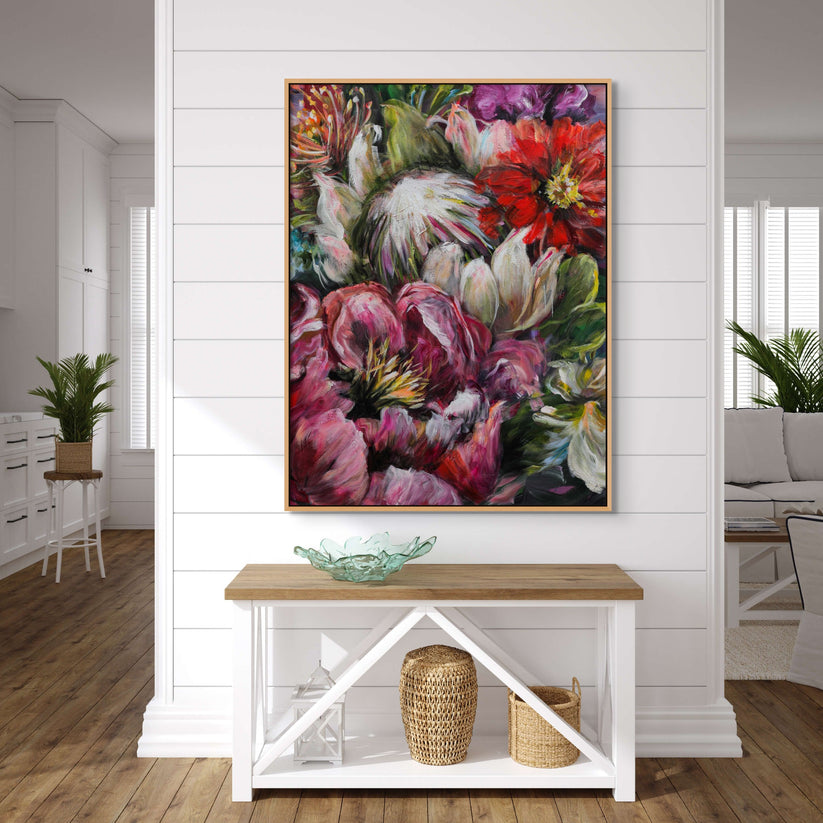 Living in Colour Canvas Print - Vibrant & Joyful Wall Art – Ruthanne ...